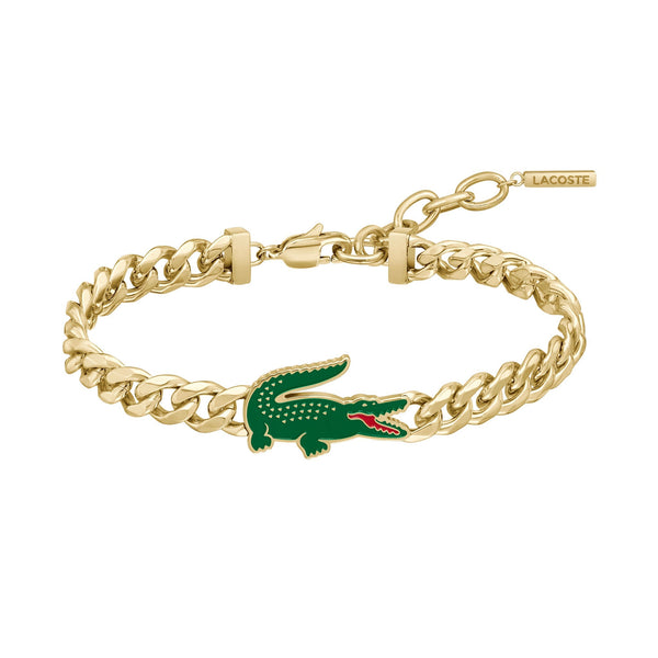 Lacoste Jewellery Gold Steel Men's Chain Bracelet - 2040227 – MGDL ...